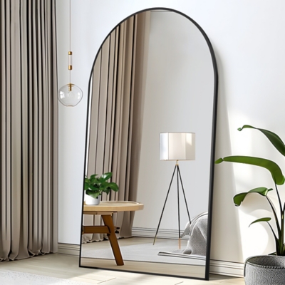 Click here for Feronia 71 Standing Floor Mirror  Black prices