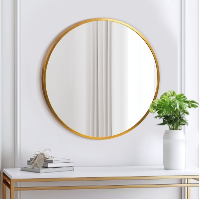 Click here for Feronia 20 Framed Round Mirror  Gold prices