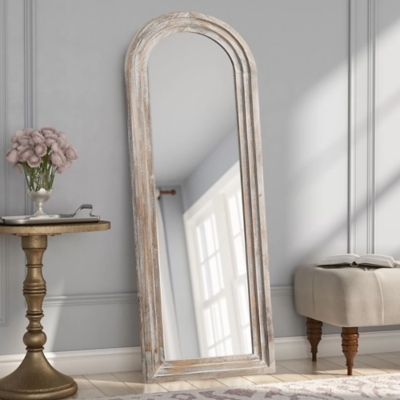 Click here for Dulcea 64 Classic Arched Framed Mirror  Weathered... prices