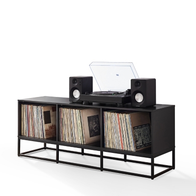 Crosley Furniture Enzo 60" Record Storage Media Console | Ashley