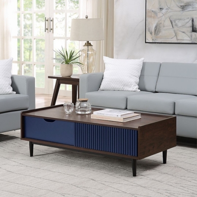 Click here for Manhattan Comfort Duane Coffee Table  Dark Brown/N... prices