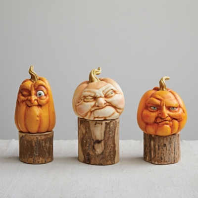 Click here for Storied Home Pumpkin Figures (Set of 3)  Orange prices