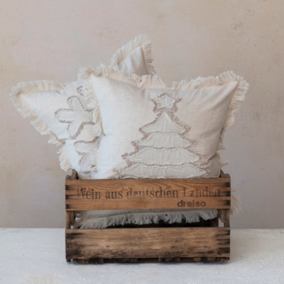 Click here for Holiday Throw Pillows (Set of 2)  White prices
