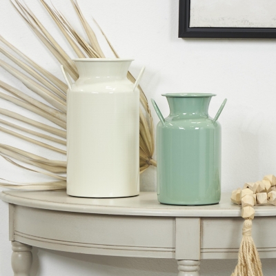 Click here for Bayberry Lane Jug Vase with Handles (Set of 2)  Te... prices