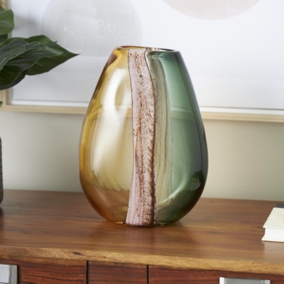 Click here for Bayberry Lane Striped Ombre Vase  Multi prices