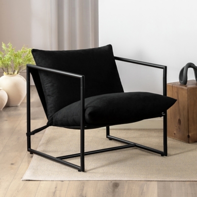 Click here for ZINUS Sling Accent Chair  Charcoal Black prices