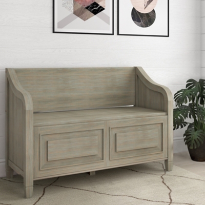 Click here for Simpli Home Connaught Entryway Storage Bench  Dist... prices