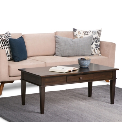 Click here for Simpli Home Carlton Coffee Table  Dark Tobacco Bro... prices