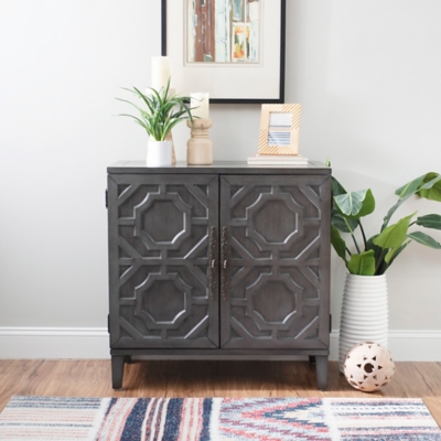 Click here for Linon Sunday 33.5 Accent Cabinet  Charcoal prices