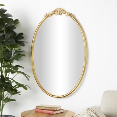 Click here for Bayberry Lane Baroque Oval Wall Mirror  Gold prices