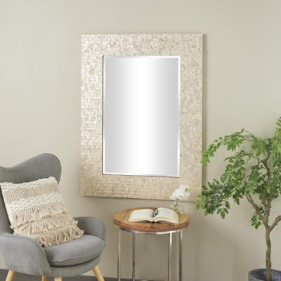 Click here for Bayberry Lane Handmade Mosaic Wall Mirror  Cream prices