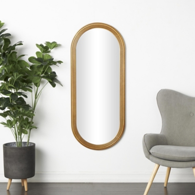 Click here for Bayberry Lane Oval Wall Mirror  Brown prices
