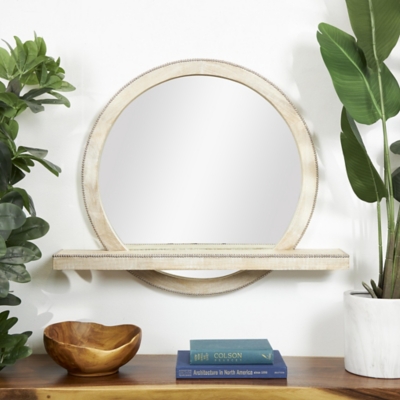 Click here for Bayberry Lane Wall Mirror with Beaded Outline  Lig... prices