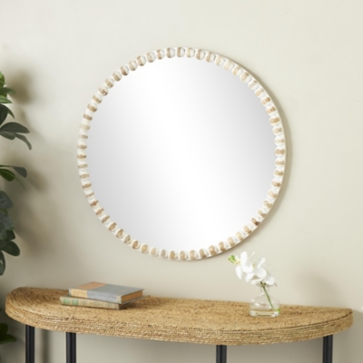 Click here for Bayberry Lane Wall Mirror with Diamond Patterned F... prices
