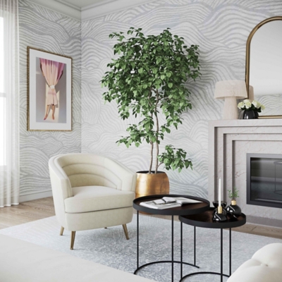 Click here for Inspire Me Home Decor Jules Accent Chair  Cream prices