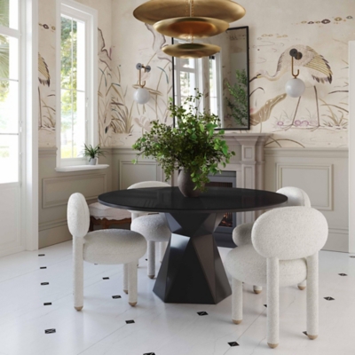 Click here for TOV Furniture Manu Boucle Side Chair  Cream prices