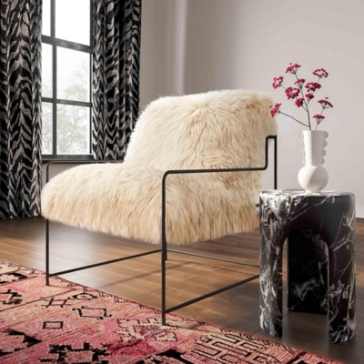 Click here for TOV Furniture Marisol Side Table  Black Marble prices