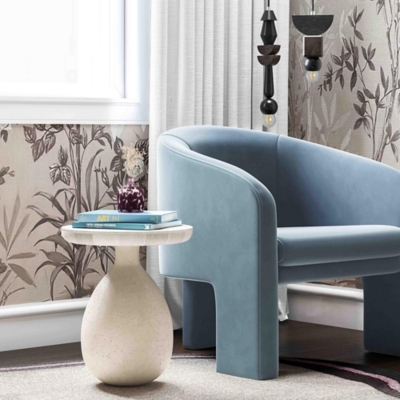 Click here for TOV Furniture Gina Side Table  Cream prices