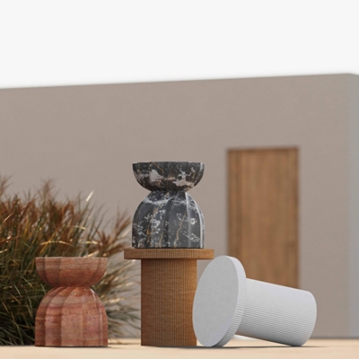 Click here for TOV Furniture Darcy Side Table  Travertine prices