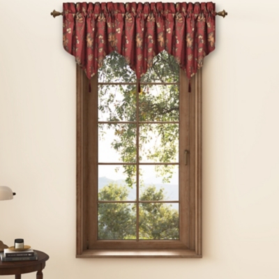 Click here for Royal Court Bari Ascot Valance  Red prices