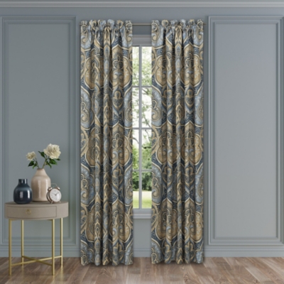 Click here for Royal Court Messina Window Panel Pair  Navy prices