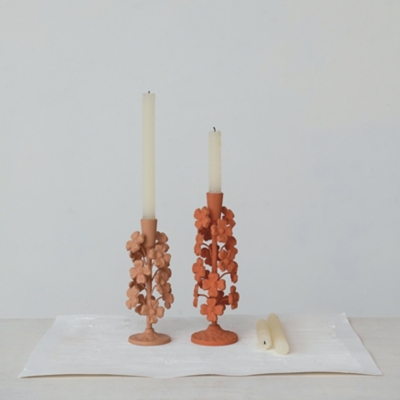 Click here for Storied Home Apricot Blossom Taper Holder prices