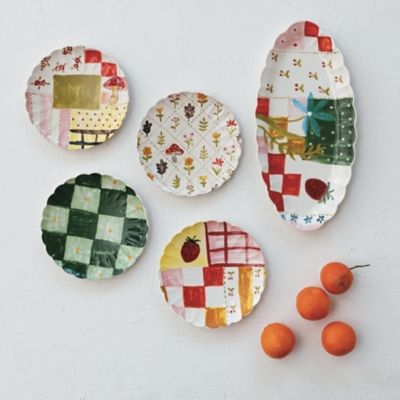 Click here for Storied Home Canvas Plate Collection (Set of 4)  M... prices