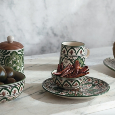 Click here for Storied Home Botanical Bliss Plates (Set of 4)  Mu... prices