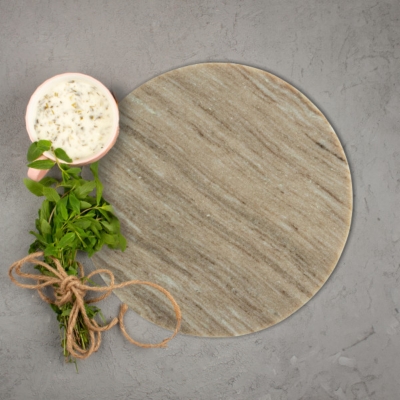 Click here for Storied Home Elegant Round Cheese Board  Beige prices
