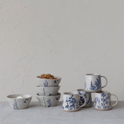 Click here for Storied Home Hand Stamped Mug (Set of 4)  Antique... prices
