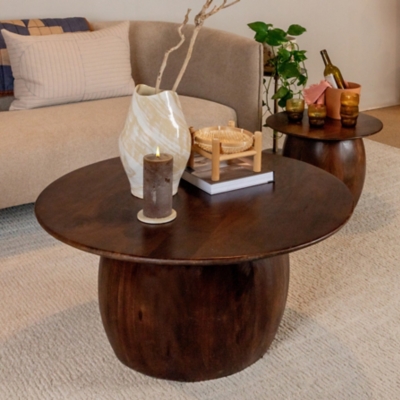 Click here for Storied Home Accent Table  Dark Walnut prices