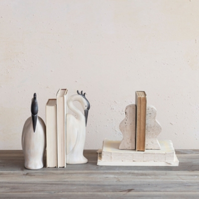 Click here for Storied Home Heron Bookends  Cream prices