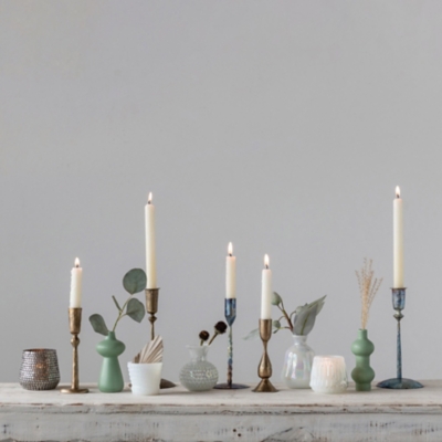 Click here for Storied Home Round Hand-Forged Taper Holder  Brass prices