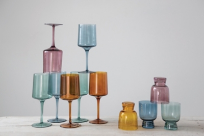 Click here for Storied Home Water Glass (Set of 4)  Multi prices