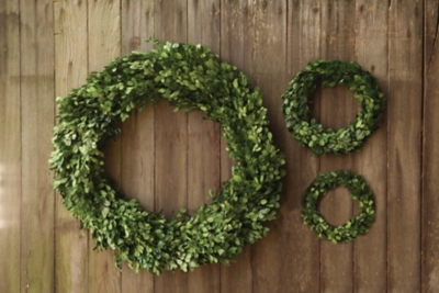 Click here for Storied Home Preserved Boxwood Wreath Wall Decor... prices