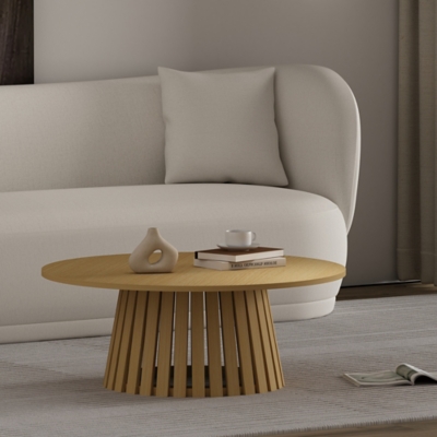 Click here for Manhattan Comfort Layla Coffee Table  Natural Oak prices