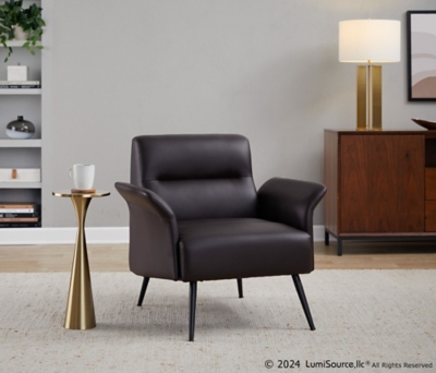 Click here for LumiSource Petal Accent Chair  Espresso prices