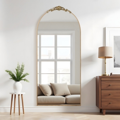 Click here for Dovelina Feronia Arch Floor Mirror  Gold prices