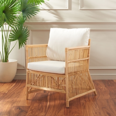 Click here for Safavieh Alvis Accent Chair  White/Natural prices