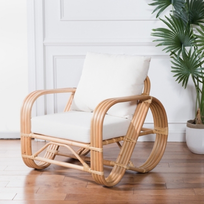 Click here for Safavieh Beia Accent Chair  White/Natural prices