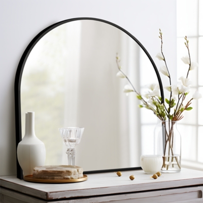 Click here for Dovelina Dulcea Arch Wall Mirror  Black prices