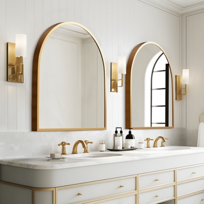 Click here for Dovelina Dulcea Arch Wall Mirror  Gold prices