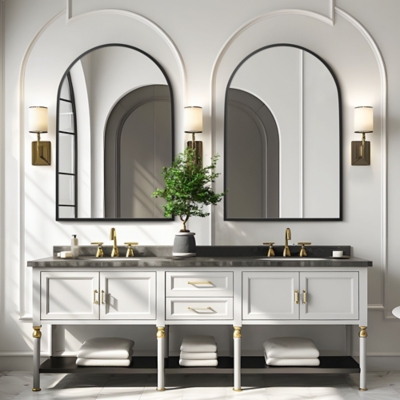 Click here for Dovelina Dulcea Arched Free Standing Wall Mirror... prices