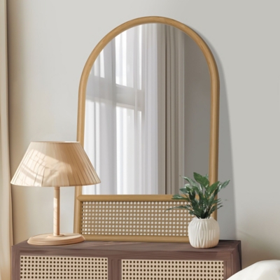 Click here for Dovelina Dulcea Classic Arch Frame Wall Mirror  Br... prices