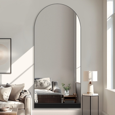 Click here for Dovelina Dulcea Full Length Arched Wall Mirror  Bl... prices