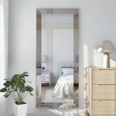 Click here for Dovelina Dulcea Rectangle Full Length Mirror  Silv... prices