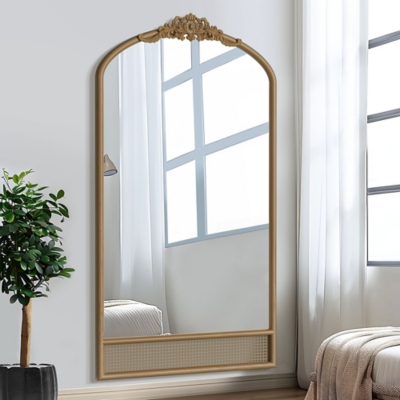 Click here for Dovelina Dulcea Rustic Arch Frame Wall Mirror  Bro... prices