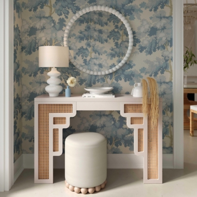 Click here for TOV Furniture Dex Ottoman  Cream prices