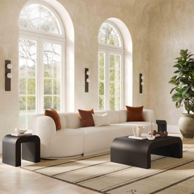 Click here for TOV Furniture Hump Side Table  Black prices