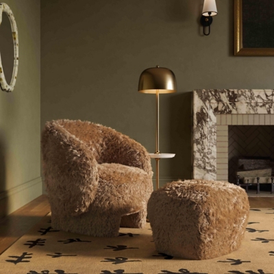 Click here for TOV Furniture Kiki Accent Chair  Dark Taupe prices